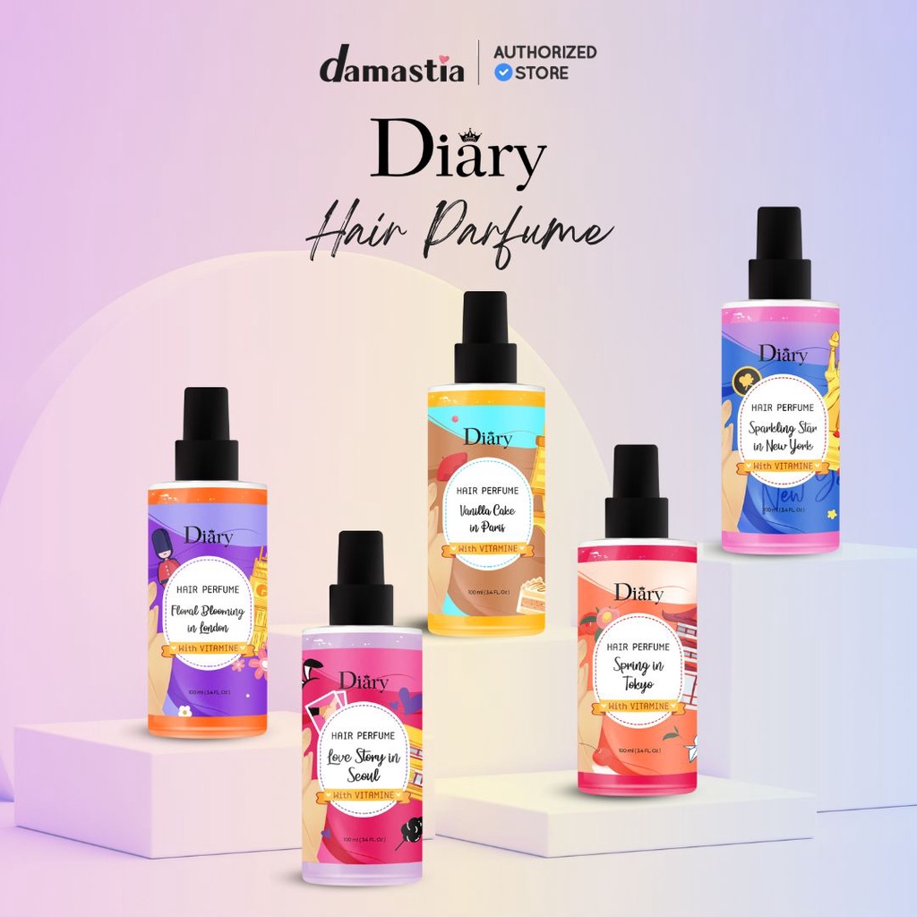 Jual Diary Hair Parfume With Vitamin E - Parfum Rambut Wangi Tahan Lama ...