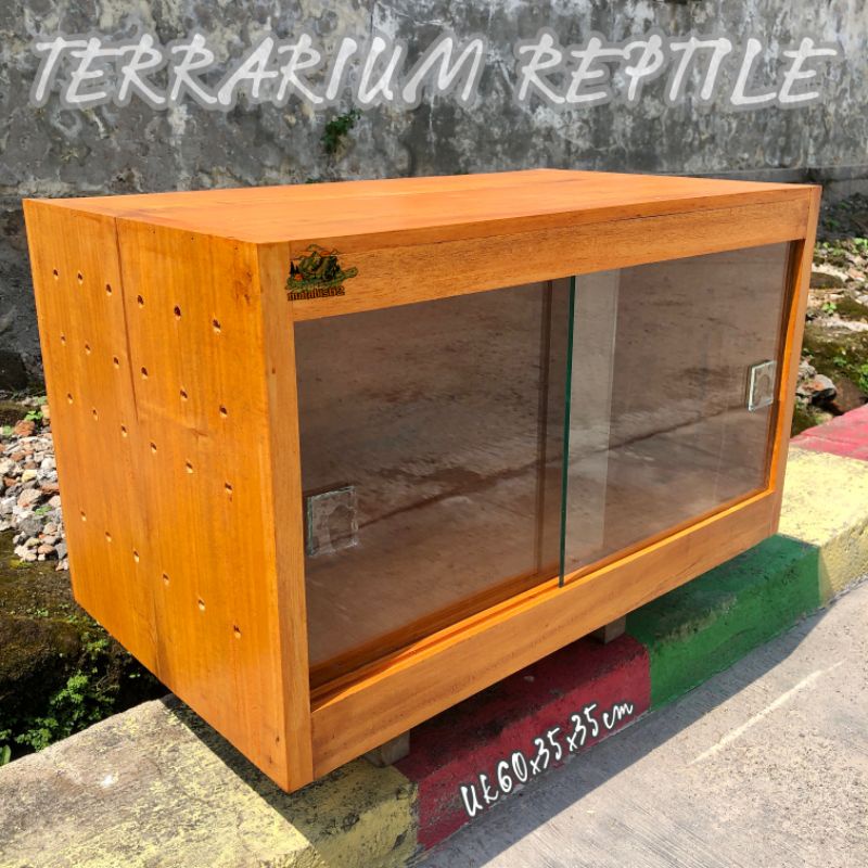 Jual Terrarium Reptile 60x35x35cm / Kandang Kura Kura Reptile | Shopee Indonesia