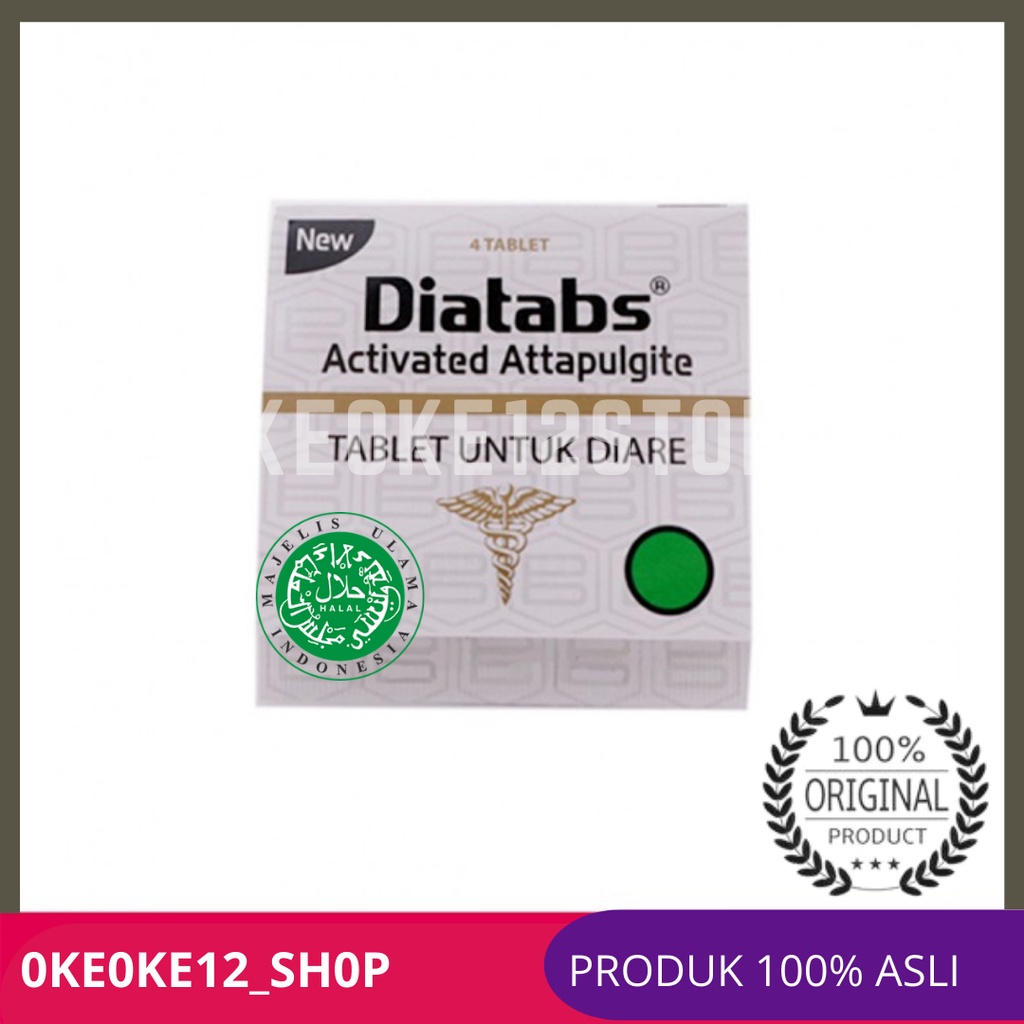 Jual New Diatabs 4 Tablet untuk Diare | Shopee Indonesia