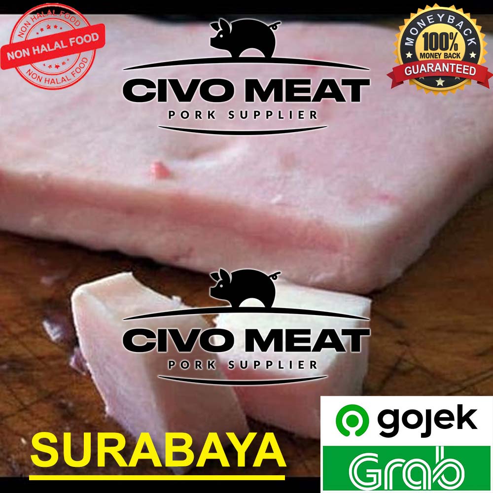 Jual Lemak / Minyak babi (Lard) Potong Kotak 500gr | Shopee Indonesia