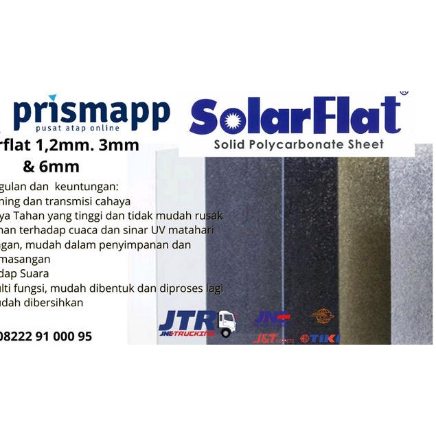 Jual Solarflat 1.2mm, Atap Solid Solartuff, Solar Flat harga per meter ...