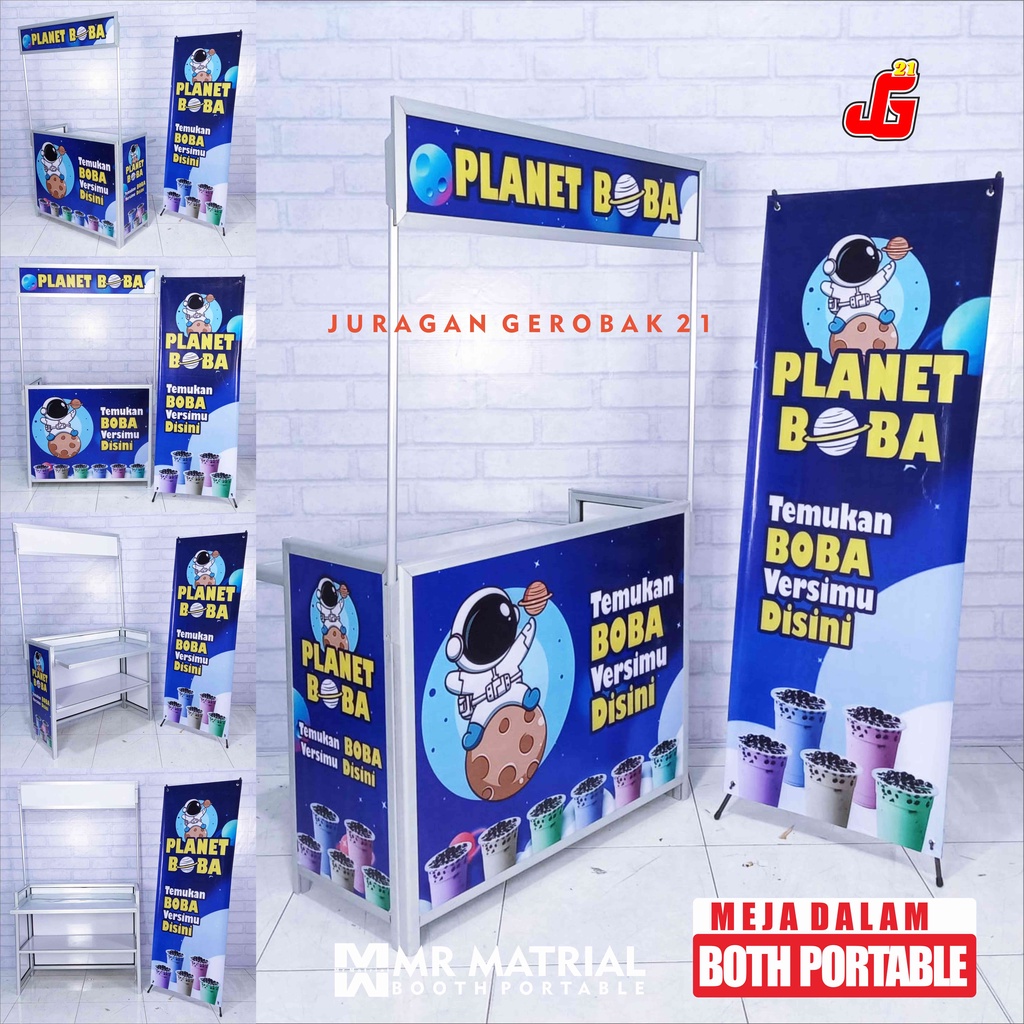 Jual Booth Portable Juragan Gerobak 21 Model Meja Dalam Lipat Untuk ...