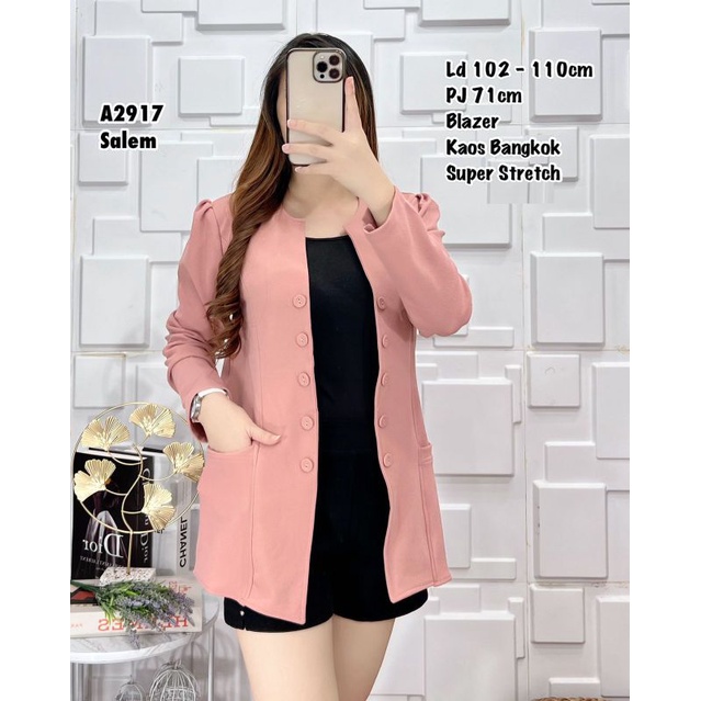 Jual A2917# (stk sa) Blazer Kaoos Bangkok (WAJIB NANYA STOCK) | Shopee Indonesia