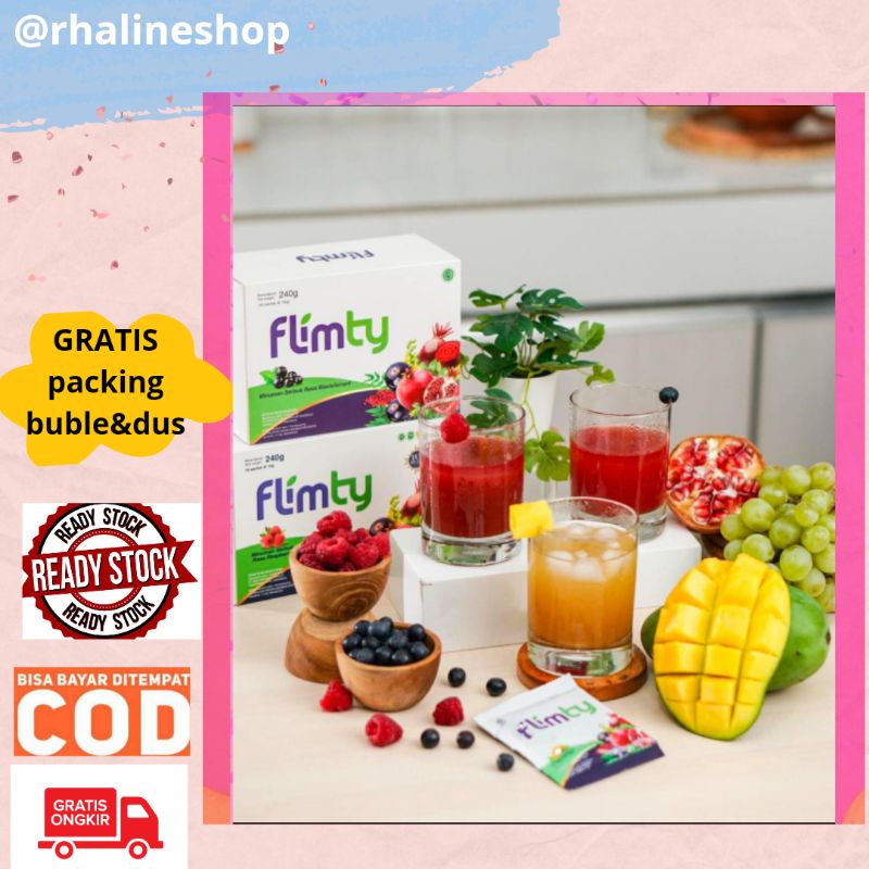 Jual Flimty Fiber Detox Antidioksidan Rasa Blackcurrant Raspberry ...