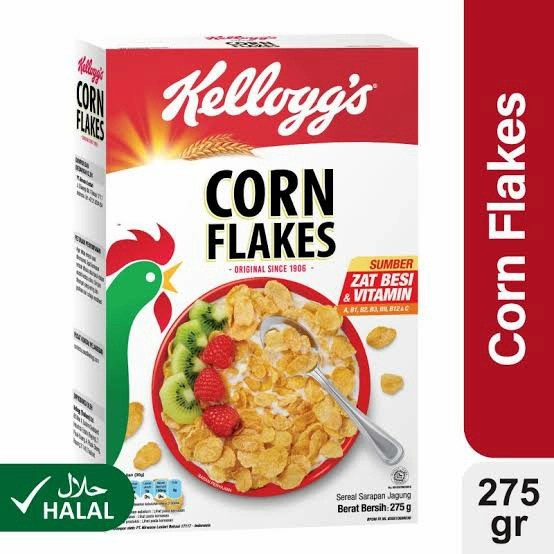 Jual Kellogg CORN FLAKES Sarapan Sereal Jagung 275g 275 gram cereal kellogg's | Shopee Indonesia