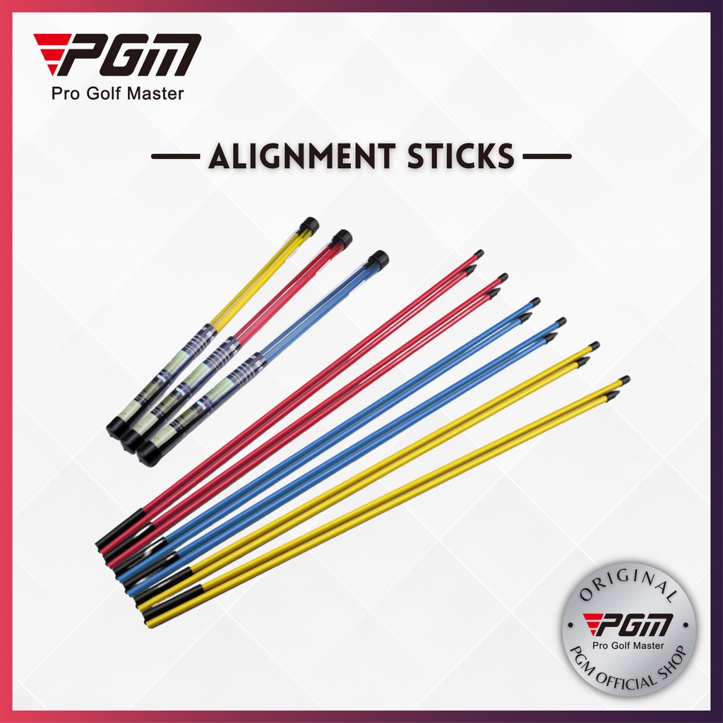Jual PGM Golf Alignment Stick Set Swing Path Indicator Trainer Practice ...
