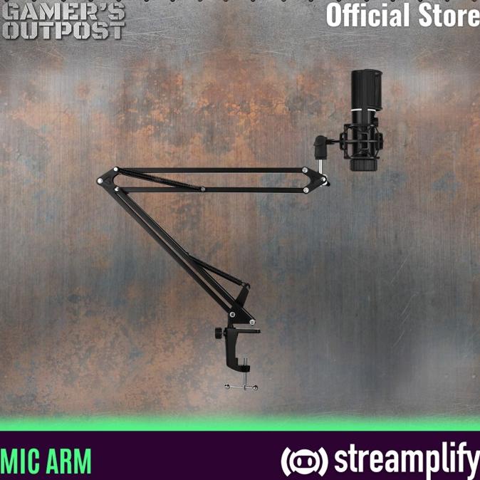 Jual STREAMPLIFY MIC MOUNT ARM - RGB USB Microphone With Mic Arm | Shopee Indonesia