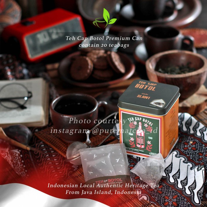 Jual BAYAR DITEMPAT Teh Indonesia - Cap Botol KALENG 20tb Indonesian ...
