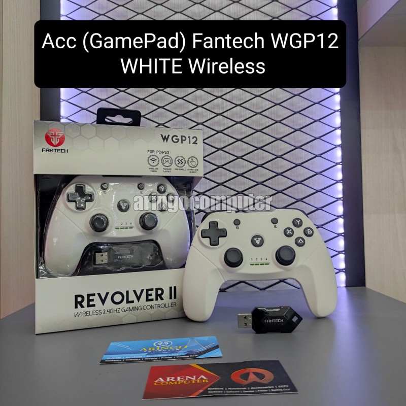 Jual Acc (GamePad) Fantech WGP12 WHITE Wireless | Shopee Indonesia