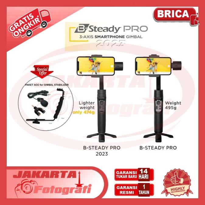 Jual Brica B-Steady Pro 2023 B Steady Pro - Gimbal 3-Axis Stabilizer ...