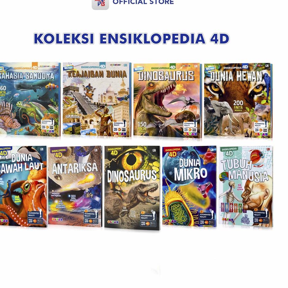Jual Pasti Populer Buku Ensiklopedia 4D Seri Tubuh Manusia Dinosaurus ...