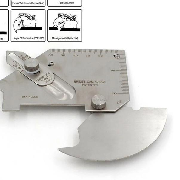 Jual Welding Gauge MG-8 Alat ukur ketebalan las Inspection Cam Tipe Gauge | Shopee Indonesia