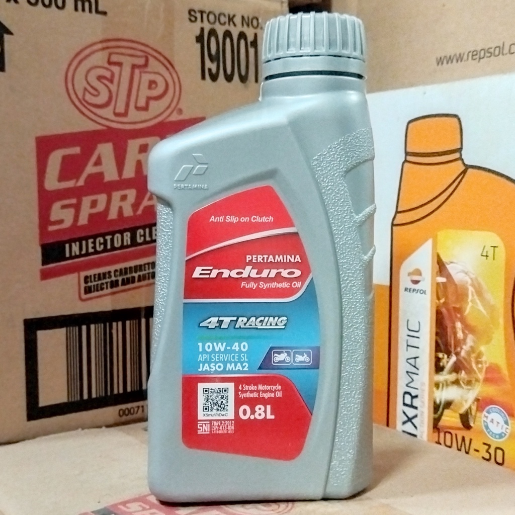 Jual OLI MESIN MOTOR PERTAMINA ENDURO RACING 10W-40 800 ML | Shopee Indonesia