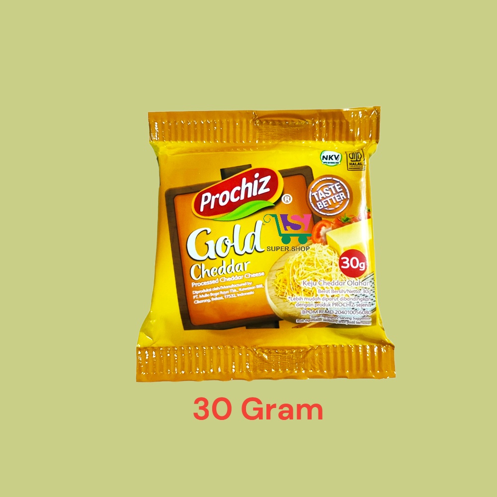 Jual Prochiz Gold Keju Cheddar Olahan 30 Gram | Shopee Indonesia Jual Prochiz Gold Keju Cheddar Olahan 30 Gram | Shopee Indonesia