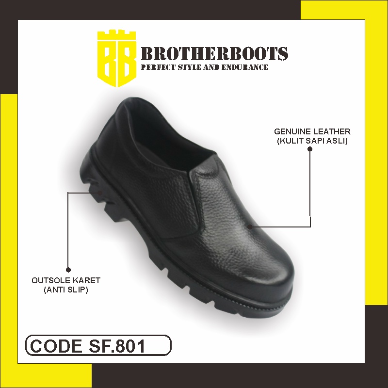 Jual Brotherboots Sepatu Pria Kerja Lapang Sepatu Proyek Lapang,Dapur ...