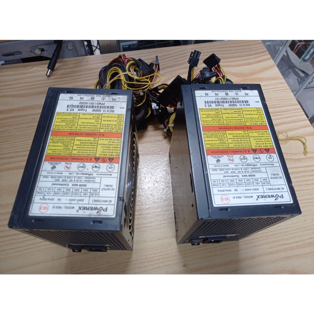 Jual power supply/psu 500w powerex rex III series second | Shopee Indonesia