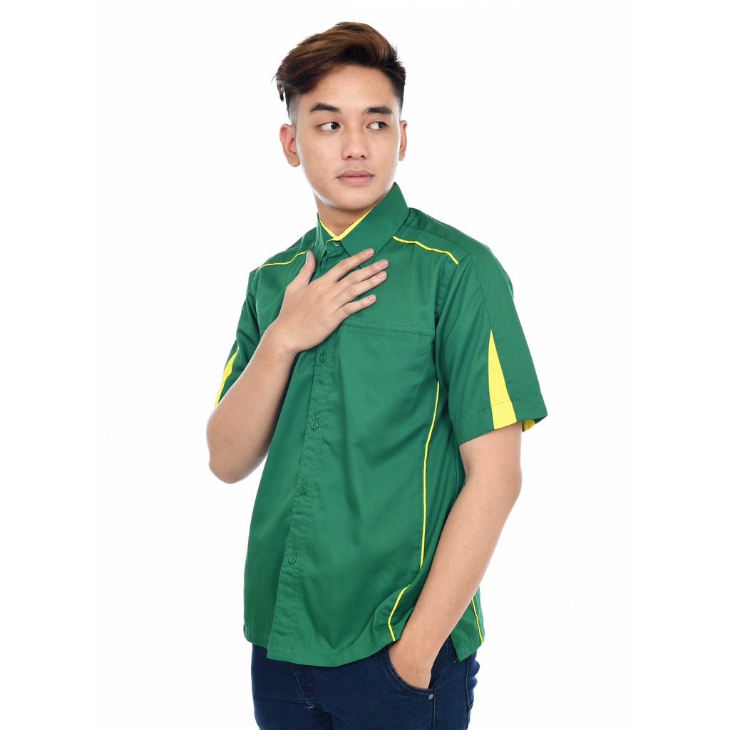 Jual Kemeja polos seragam bengkel/seragam komunitas | Shopee Indonesia