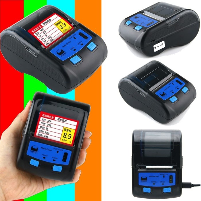 Jual PRINTER BARCODE THERMAL / LABEL PRINTER PORTABLE 58MM [USB ...