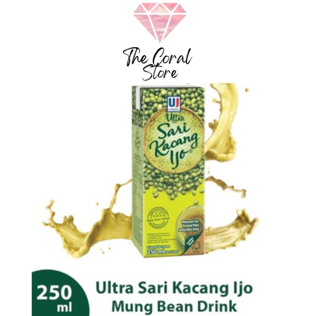 Jual Ultra Sari Kacang Hijau 250ml Per 1 Pcs [thecoralstore] Shopee