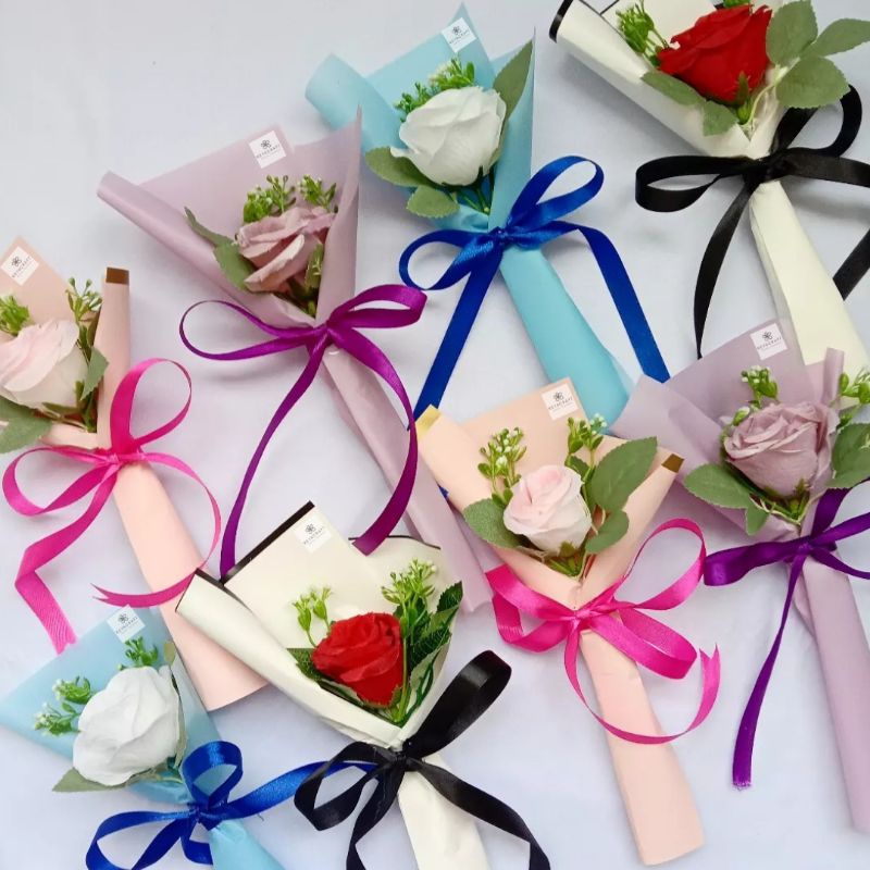 Jual REYACRAFT Single Flower Bouquet | Buket Hari Guru | Buket Bunga ...