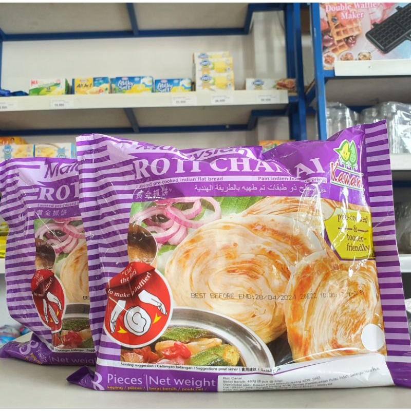 Jual Kawan Roti Canai 480Gr Isi 8Pcs / Roti Canai Malaysia | Shopee ...