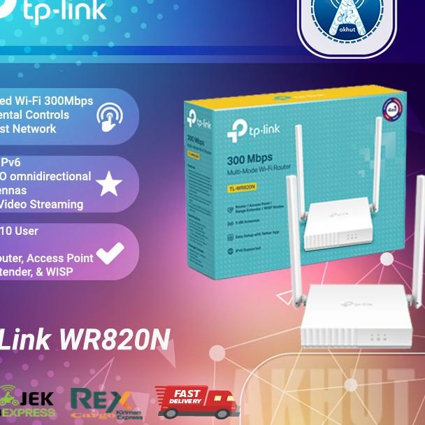 Jual Tp-Link TL-WR820N 300Mbps Wireless N Speed Router 2 Antenna ...
