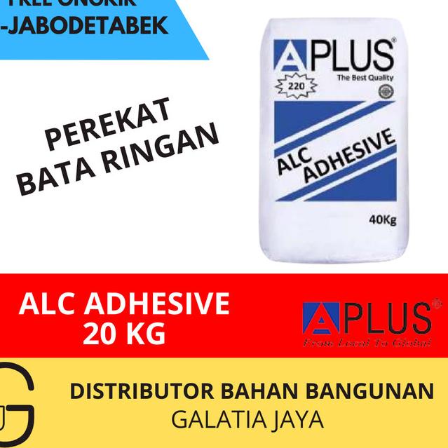 Jual Mortar Perekat Bata Ringan - APLUS 220 ALC ADHESIVE 40 KG | Shopee Indonesia