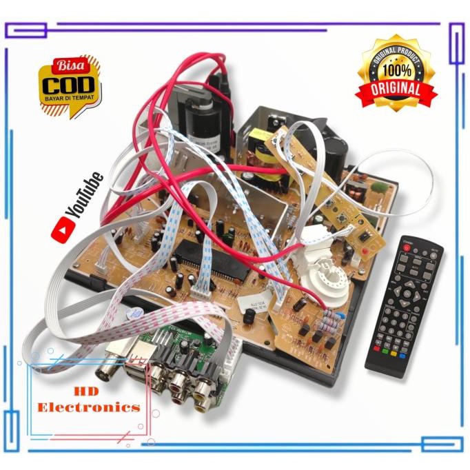 Jual BERGARANSI Mesin TV DIGITAL WCOM untuk TV Tabung 14-21 inch ...