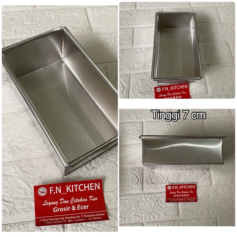 Jual LOYANG KUE BROWNIES / CETAKAN KUE BROWNIES / BOLU KOTAK PERSEGI ...