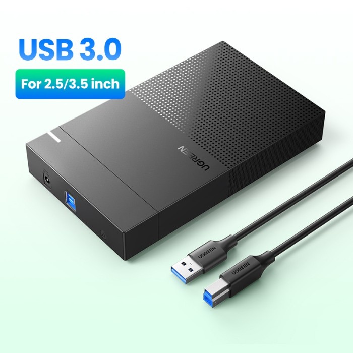 Jual Cases Ugreen Usb 3.0 To 3.5 Inch Sata External Hdd Case Enclosure ...