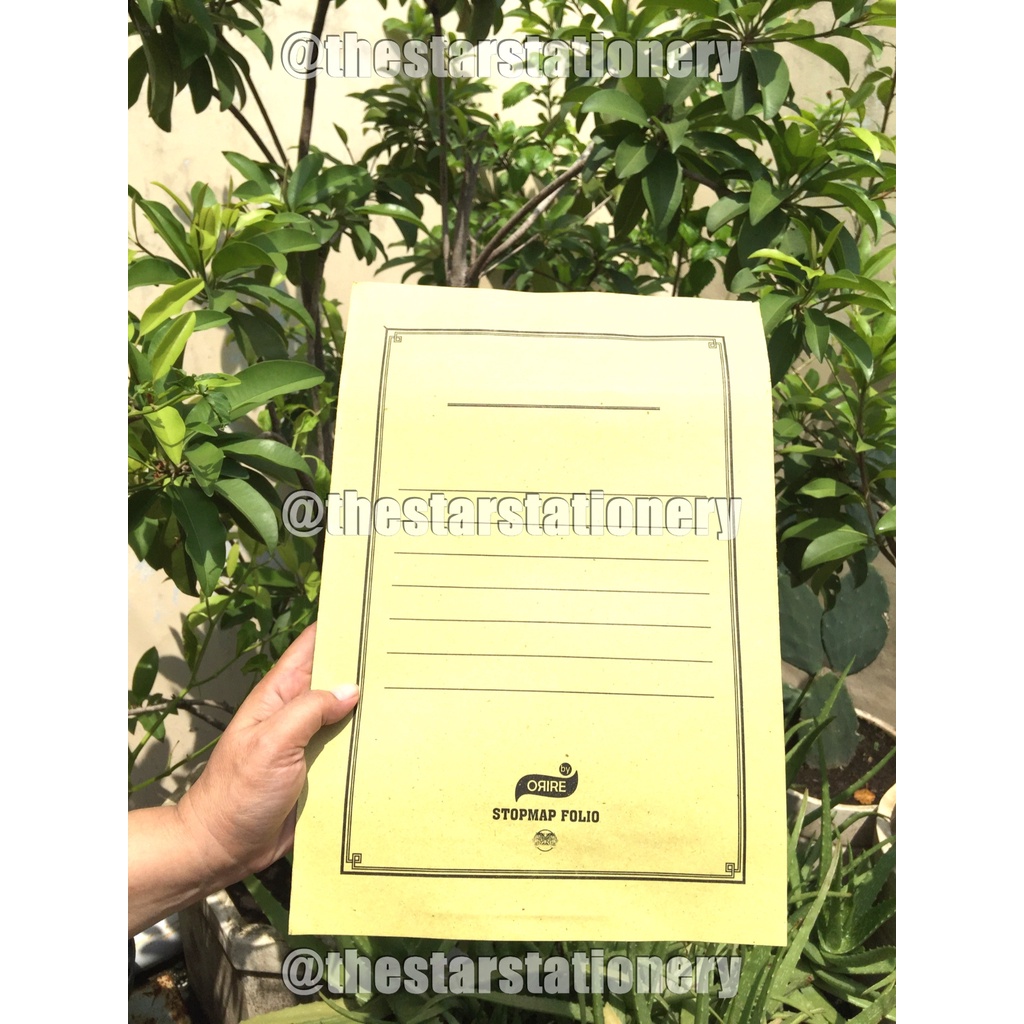 Jual Stopmap Kertas Folio Orire / Map Kertas ( 1 Pack isi 50 Lembar ...