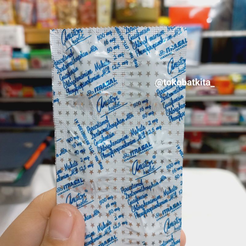 Jual [1LEMBAR= 10KAPSUL] ANATON / BATUK PILEK / FLU DEMAM SAKIT KEPALA ...