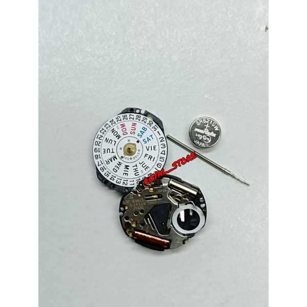 Jual mesin jam tangan epson VX83E tanggal hari samping original japan | Shopee Indonesia