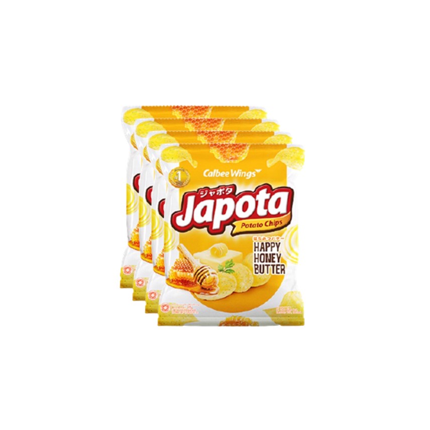 Jual Calbee Wings Japota Keripik Kentang Rasa Honey Butter 4 x 35 gr ...
