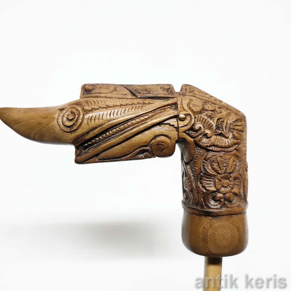 Jual Handel Deder Hulu Kris Motif Rajamala Gaya Bugis Melayu Bahan ...