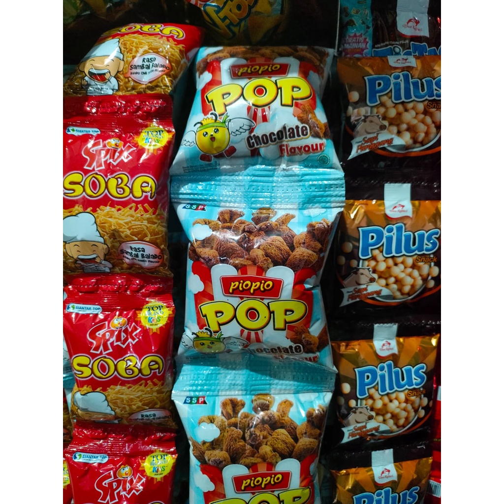 Jual SNACK RENTENG PILUS / PIOPIO / SOBA RENTENG ISI 10 PCS | Shopee ...
