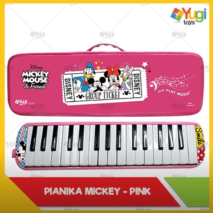 Jual Alat Musik Pianika Tiup Disney Koper Hardcase Pink | Shopee Indonesia