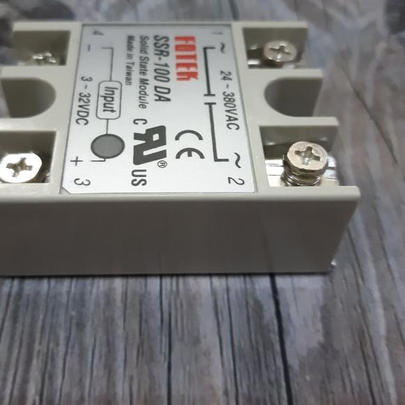 Jual SSR Solid State relay 100A Fotek SSR-100DA 100 Ampere 24-380V 220V AC | Shopee Indonesia