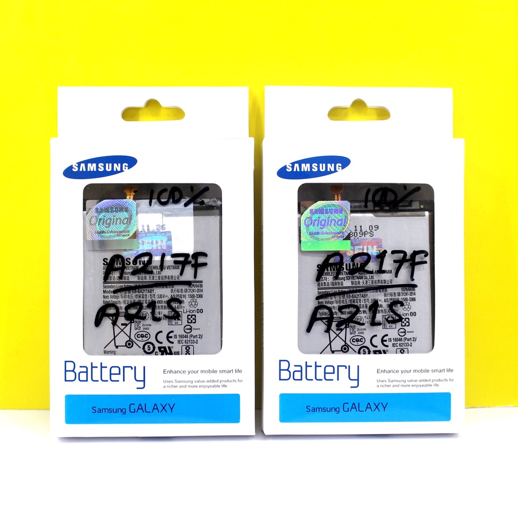 Jual BTR BATERAI BATRE SAM A217F- EB-BA217ABY GALAXY A21S 2020 = A135F ...