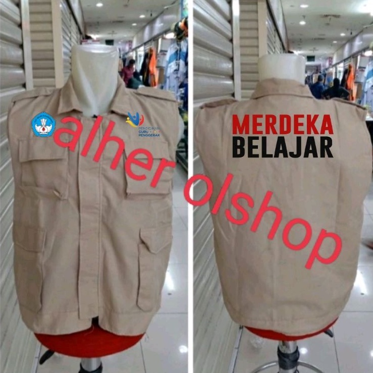 Jual rompi merdeka belajar vest merdeka belajar rompi guru penggerak ...