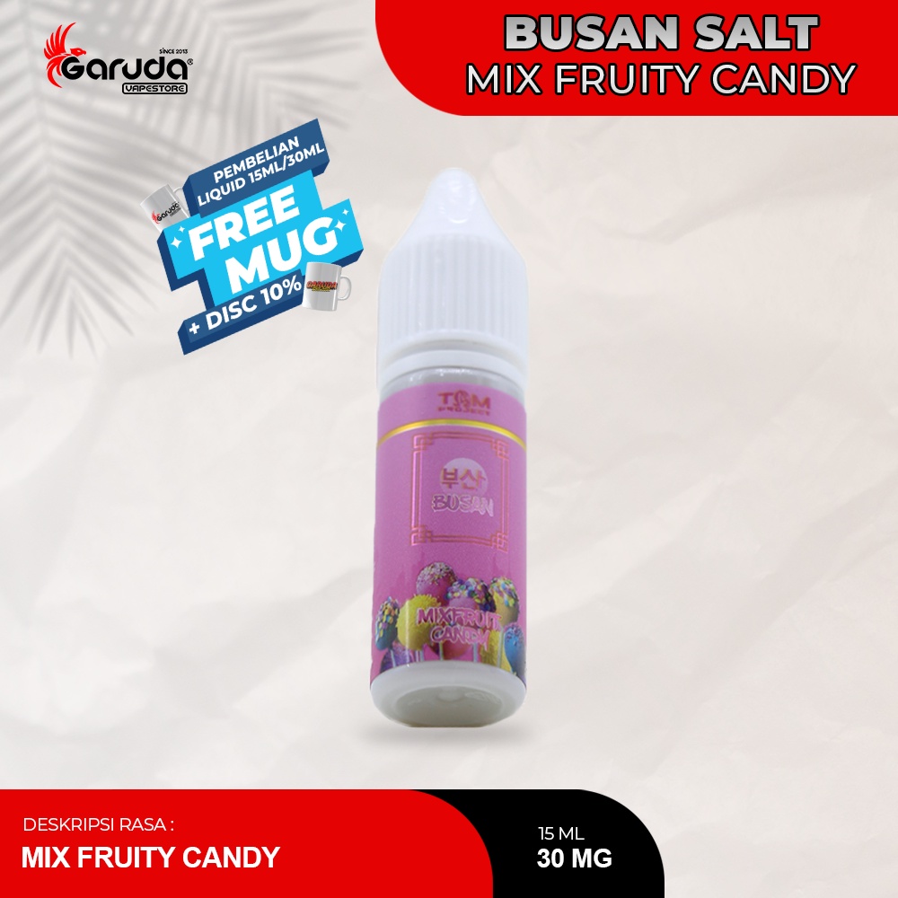 Jual Busan Saltnic Liquid by Tigac 15ml Bercukai | Shopee Indonesia