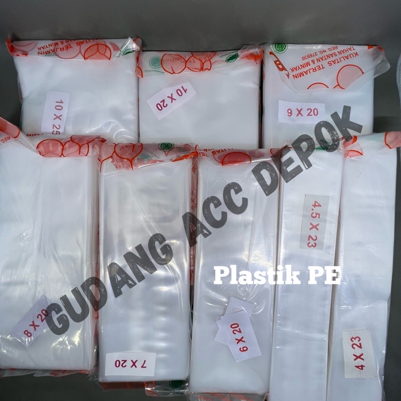 Jual Plastik Cupang / Guppy /Plastik Ikan Hidup / Plastik PE / Es Bambo | Shopee Indonesia