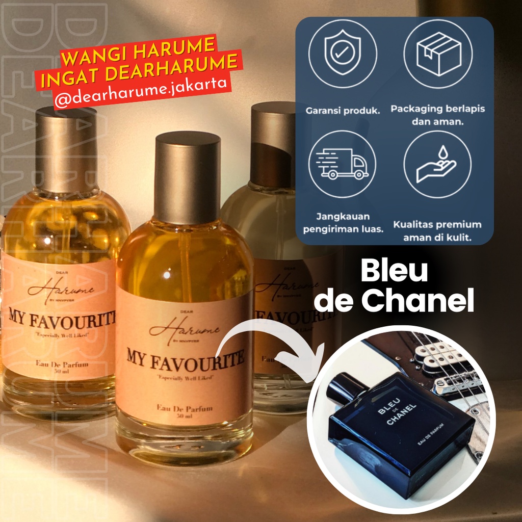 Jual parfum wanita pria unisex best seller Chanel de bleu terlaris ...
