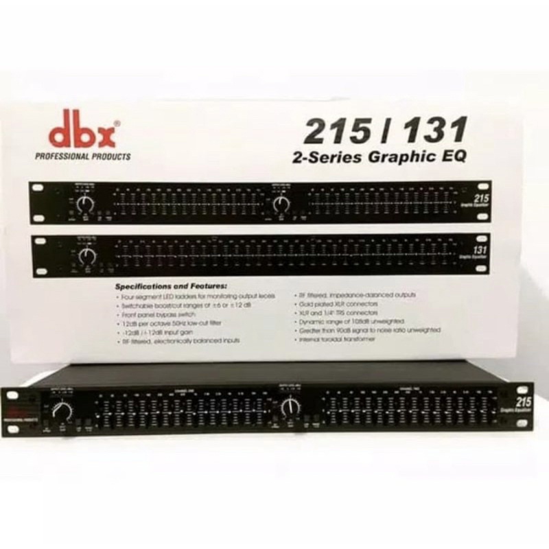 Jual Equalizer DBX 215 Grafik Dual Channel 15 Band(COD)EQUALIZER DBX 215 (15 channel) | Shopee ...