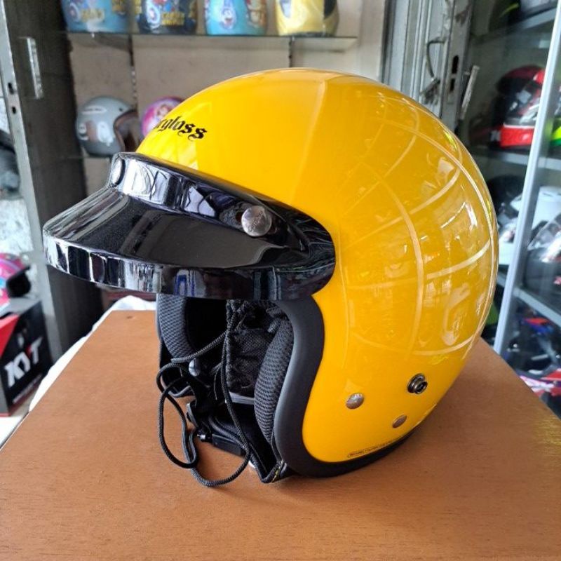 Jual HELM CARGLOSS CFM ORIGINAL EXOTIC YELLOW | Shopee Indonesia