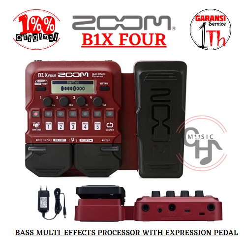 Jual Zoom B1X FOUR Multi Effects Processor with Expression Pedal ...