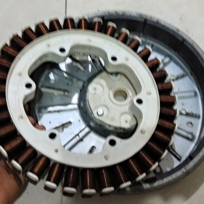 Jual :0:0:0] Dinamo Motor Direct Drive Mesin Cuci LG , Lengkap Rotor ...