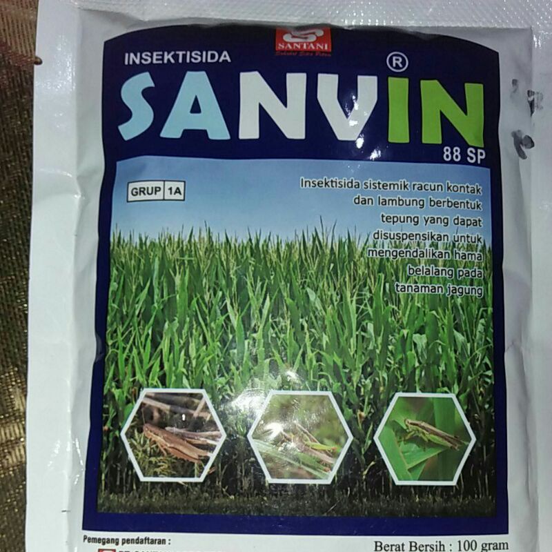 Jual SANVIN 88 SP, bahan aktif karbaril 88%, 100 gram | Shopee Indonesia