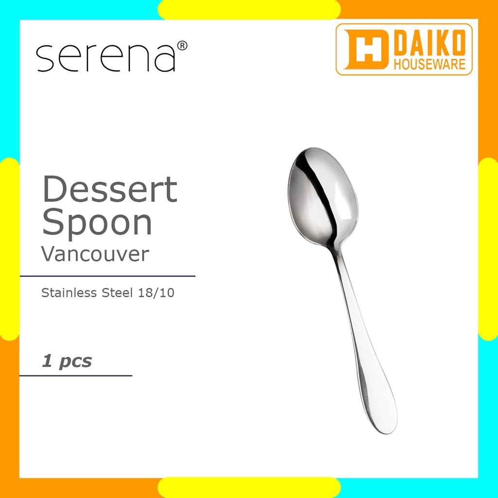 Jual Sendok Serena Vancouver - Dessert Spoon Alat Makan Stainless Steel ...