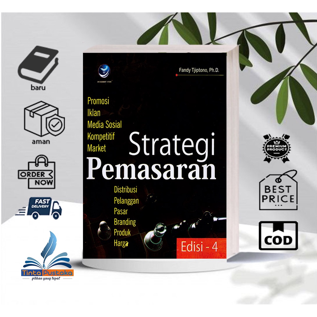 Jual Strategi Pemasaran Edisi 4 - Fandy Tjiptono | Shopee Indonesia Jual Strategi Pemasaran Edisi 4 - Fandy Tjiptono | Shopee Indonesia